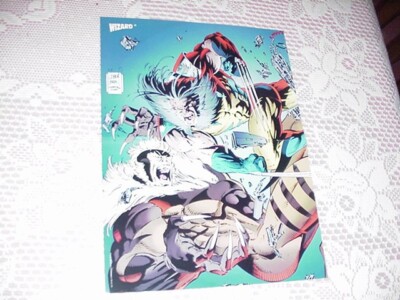 Wolverine vs Sabretooth Poster # 2 Adam and Andy Kubert | eBay