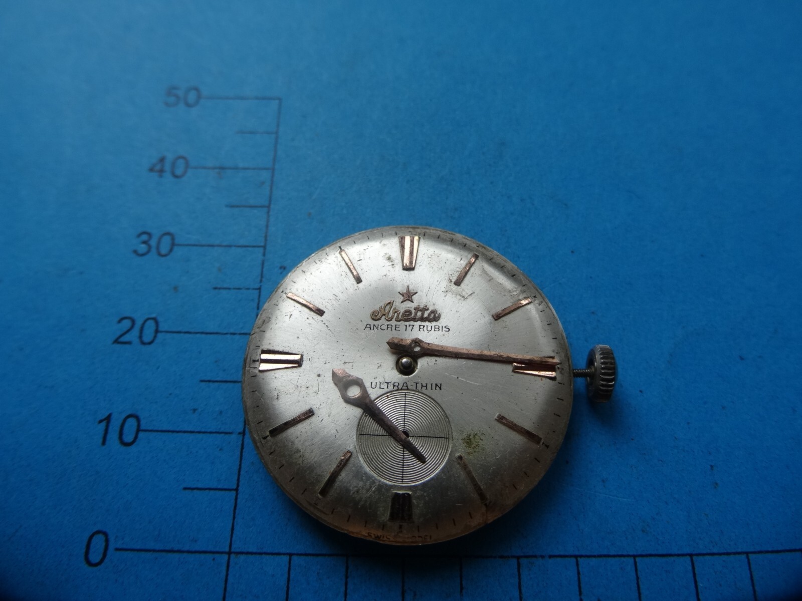 RETRO rare vintage watch SWISS ARETTA MOVEMENT MECH… - Gem