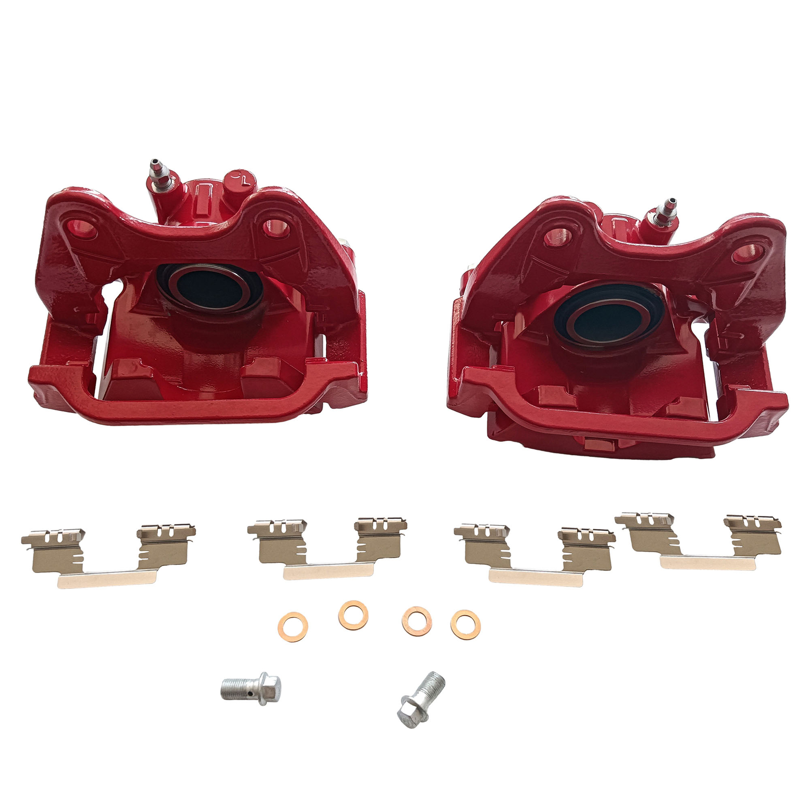 2PCS Rear Red Caliper For 2007-2020 GMC Sierra 1500 Cadillac Escalade ...