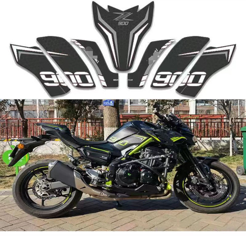 Side Tank Pad Protector For Kawasaki Z900 Z900SE 17-23 Stickers Decal ...
