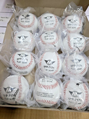 5 DZ MPOWERED BASEBALLS COMPOSITE COVER MADE WITH KEVLAR SEAMS BASEBALL ...