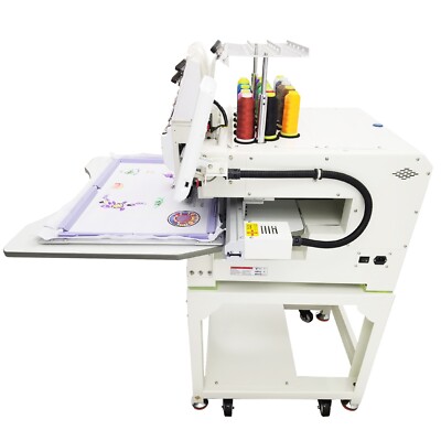Single Head 15 Needles Multi-color Embroidery LCD Sewing Embroidery ...
