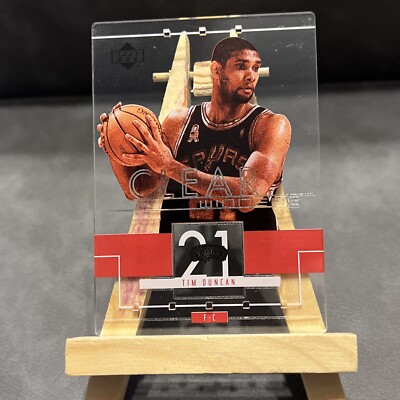2002-03 UD Glass Clear Winners Plexi Insert Tim Duncan #109 | eBay
