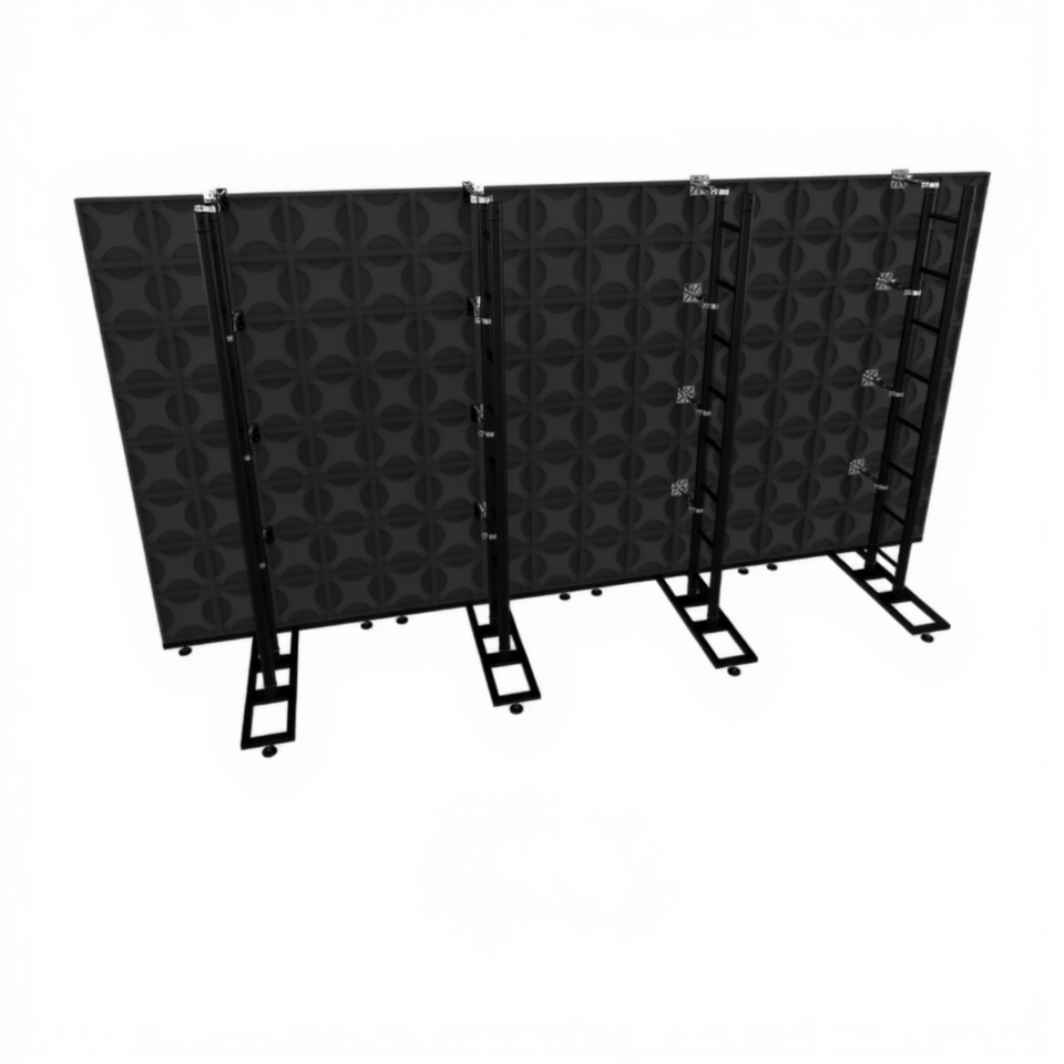 ProX XTP-GSLED4X200BLK LED Video Display Panel Ground Support System ...