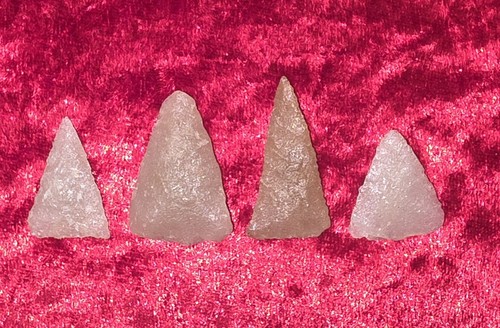 Nice Group of Hixton Triangle Arrowheads Native American Artifact | eBay
