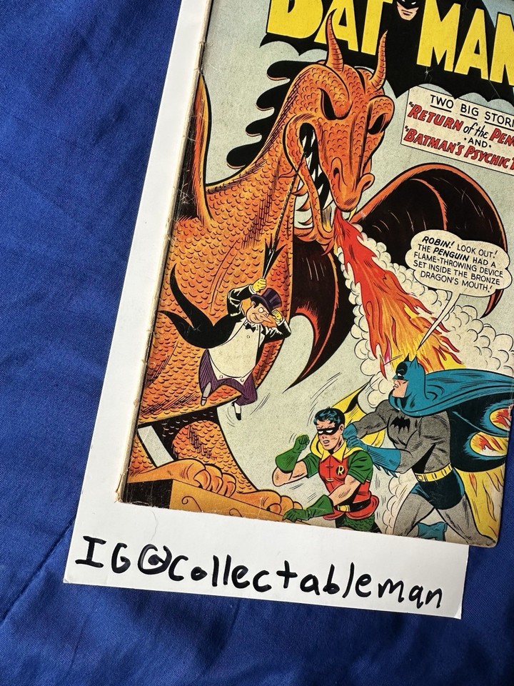 Batman #155 1963 1st Silver Age app. Penguin vg+ | eBay