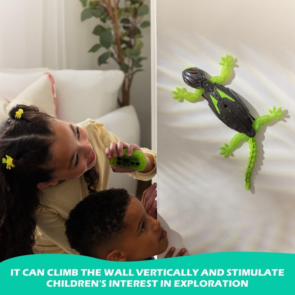 Wall Crawler Gecko with Official Wall Climber Technology, Rechargeable ...
