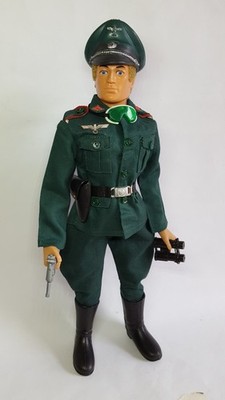 Vintage Action Man German Staff Officer. EXCELLENT Eagle Eyes Blue ...