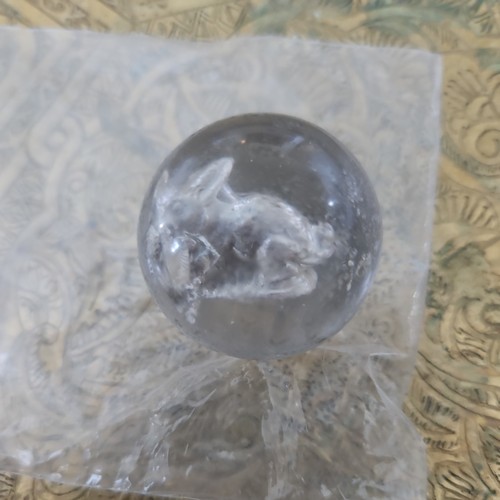 Antique 1” German Sulphide with Rabbit Bunny Glass Marble | eBay