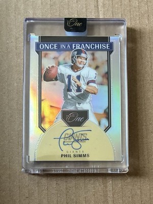 2024 Panini One Phil Simms On Card Auto /99! Giants! Signature | eBay