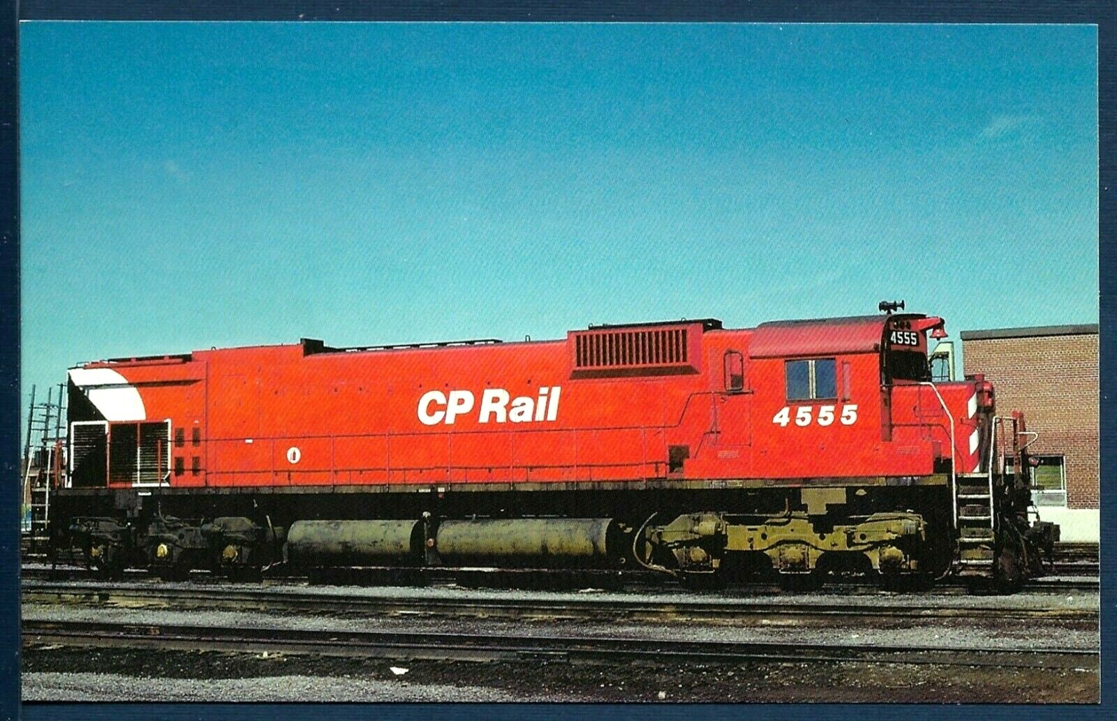 Canadian Pacific Railway M630 Diesel Locomotive #4555 in "Action Red ...