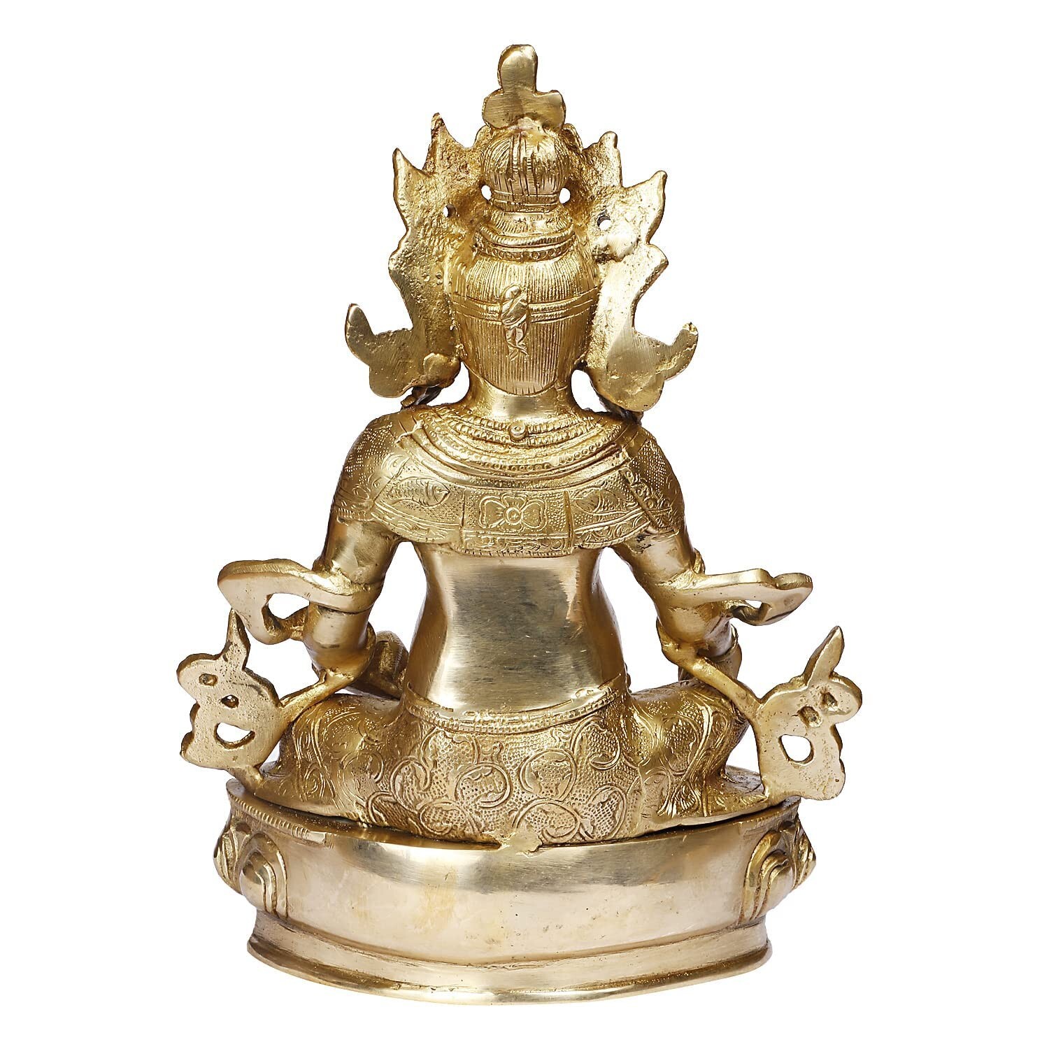 Brass Kuber Maharaj Lord of Wealth Kubera Statue Idol Figurine ...