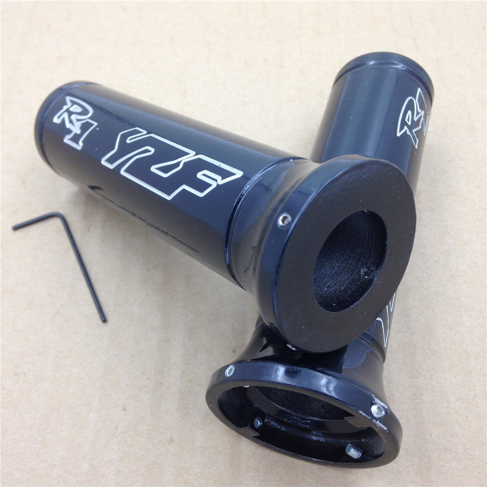 Black Aluminum Billet Handlebar Grips for Yamaha YZFR1 YZF-R1 YZF R1 ...