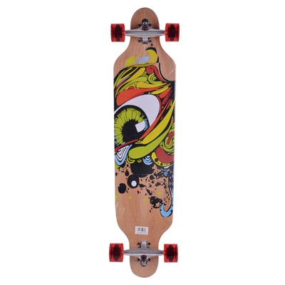Longboards Complete Skateboards-Complete 8-ply maple wood cruiser ...
