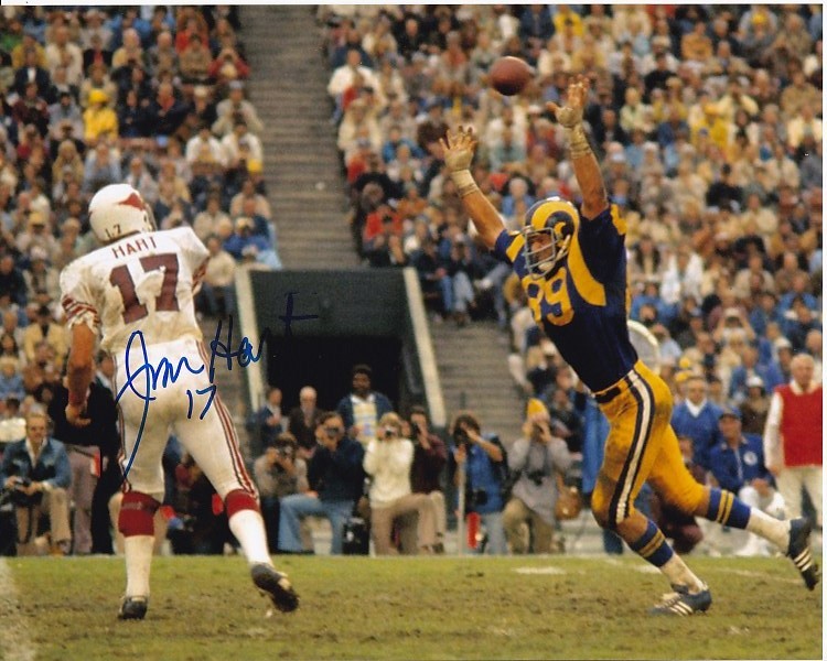JIM HART Signed 8x10 NFL ST. LOUIS CARDINALS Photo w/ Hologram COA | eBay