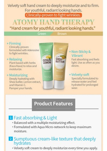 Atomy Hand Therapy Kit 4 Pack Of Different Kinds Of Fragrance | eBay