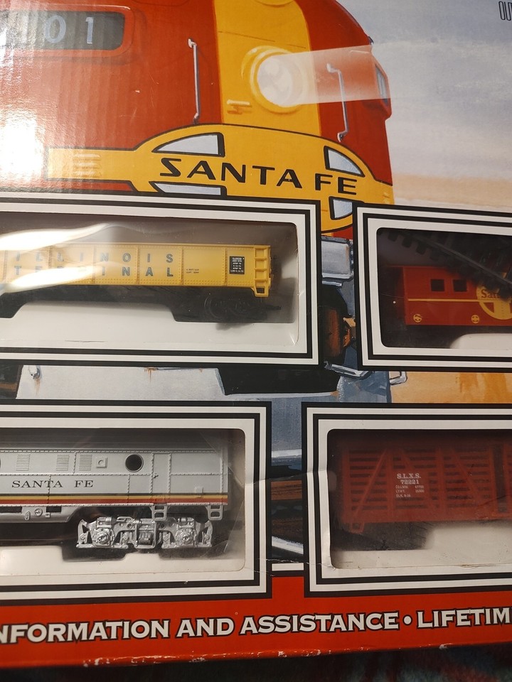 NEW Life Like Trains Freight Blaster HO Train Set Santa Fe Diesel ...