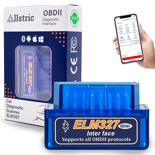 Allstric® OBD2 Scanner Bluetooth ELM327. Car Diagnostic Tool for Al ...
