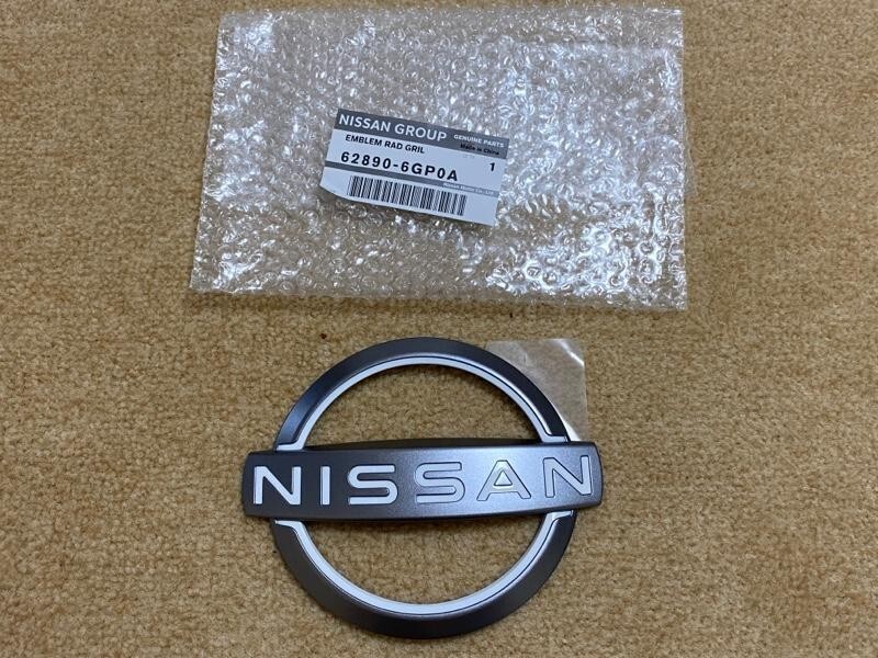 Nissan OEM Front Bumper New Logo Emblem 62890-6GP0A Genuine | eBay
