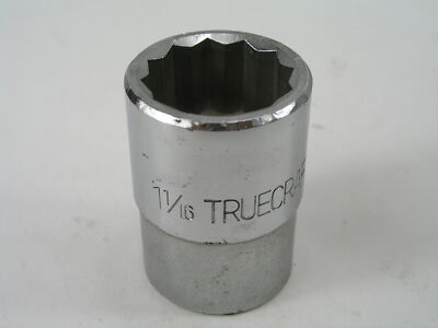 1-1/16" 3/4" Drive 12pt Socket, Truecraft | eBay
