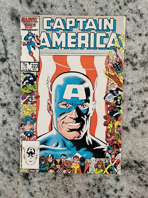 Captain America # 323 NM Marvel Comic Book Classic Cover Avengers Hulk ...