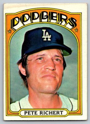 Baseball 1972 Topps #649 Pete Richert Los Angeles Dodgers | eBay