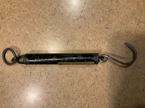 vintage hanging spring scale 24 Lb - steel | eBay