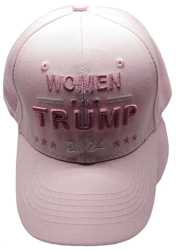 Women For Trump 2024 Light Pink With Darker Pink Letters USA ...