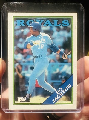 *HOLY GRAIL BO* Bo Jackson 1988 TOPPS #750 MULTIPLE ERRORS Baseball ...