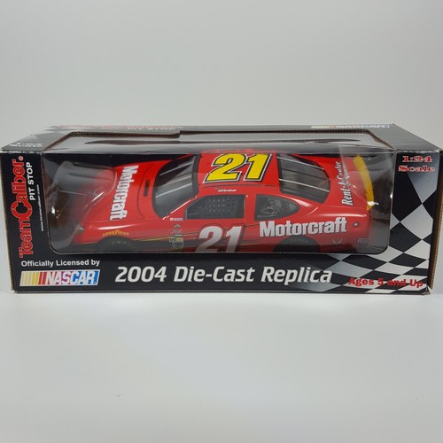 Team Caliber Pit Stop 2004 Ricky Rudd #21 Motorcraft 1:24 Diecast ...