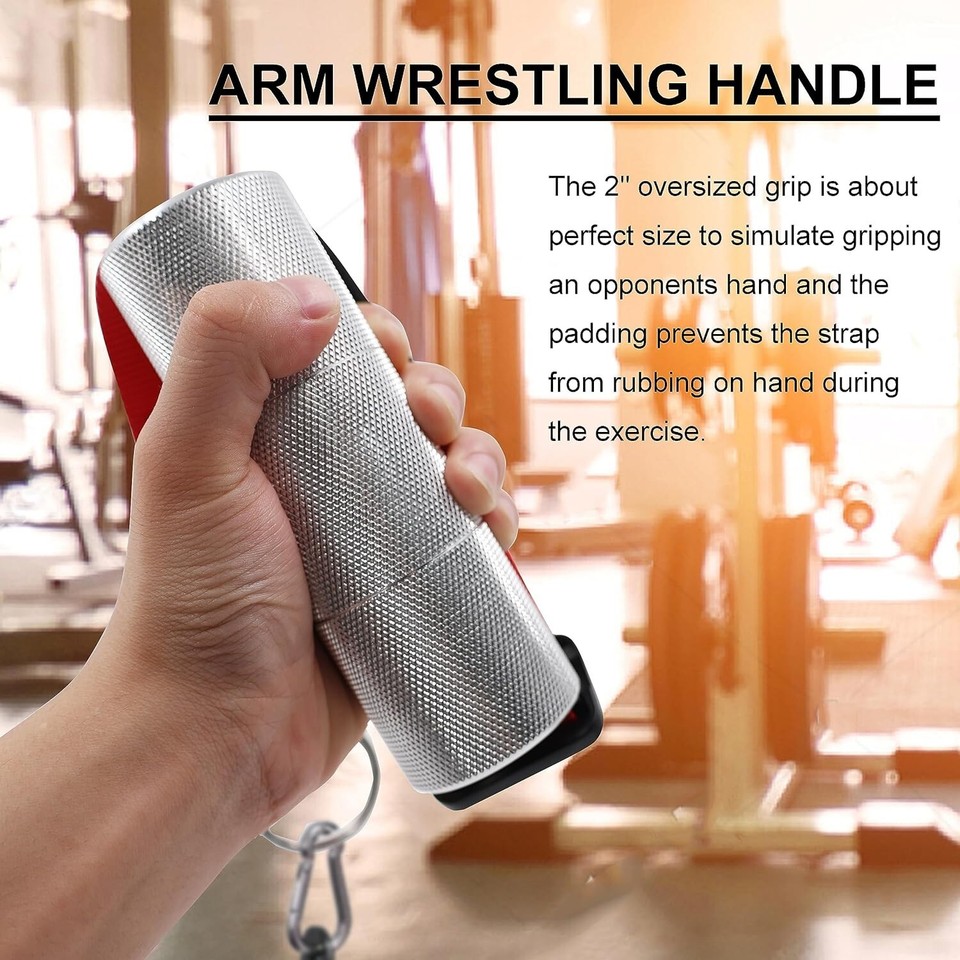 Arm Wrestling Exercise Handle Φ2 in Grip Red Wrist Forearm Pulldown ...