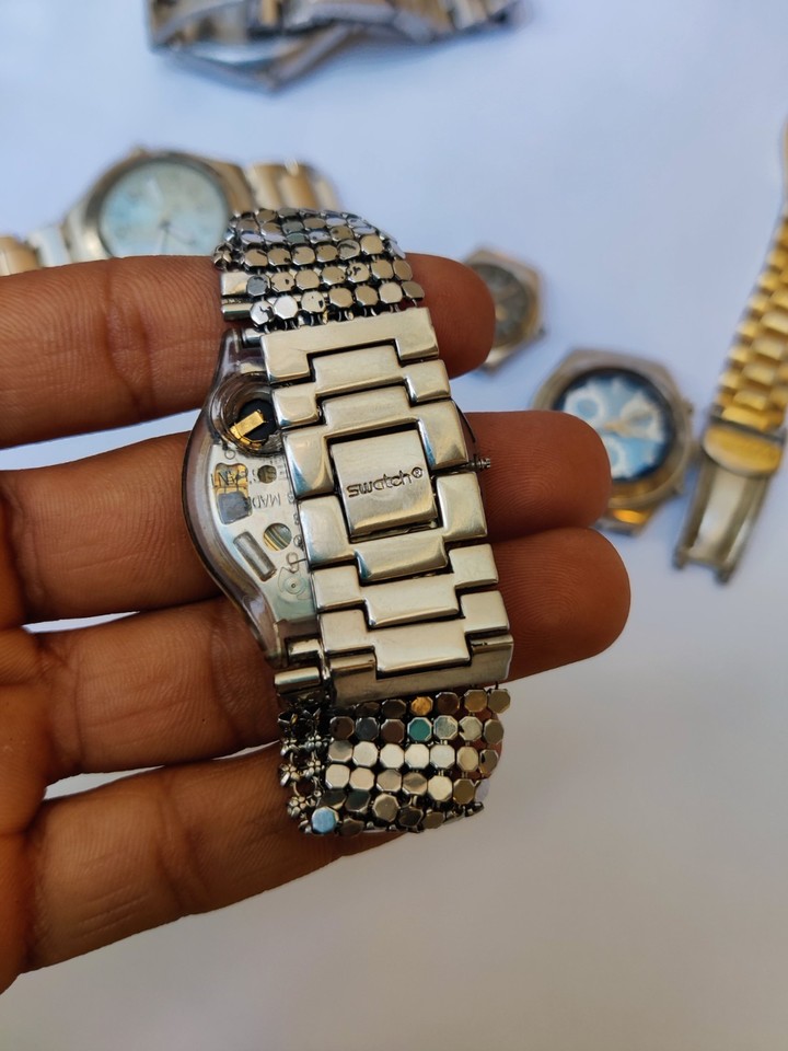 Swatch Lot 12 Watches – 4 Working & 8 For Parts | Men & Women Mixed ...