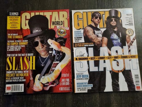 Guitar World Slash Magazines 2007 2010 Guns N Roses | eBay