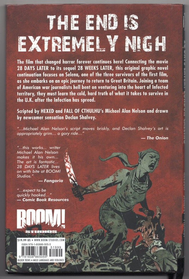 28 Days Later London Calling HC, Michael Alan Nelson, Declay Shalvey ...