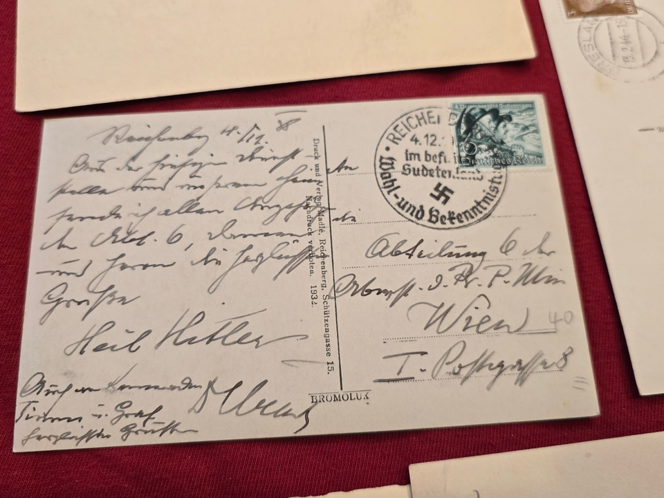 Lot 12 German Empire & WWII Third Reich Postcards – Used/Unused ...