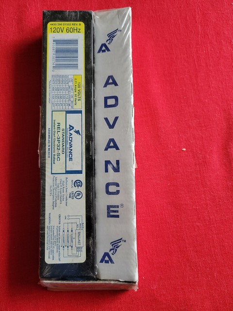 Advance Standard Rel-3p32-sc 120v Instant Start Electronic Ballast 742 ...