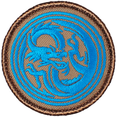 Cool Boy Scout Patrol Patch (#554) - The Blue Chinese Dragon Patrol | eBay