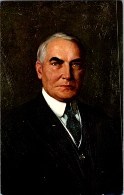 Vintage Postcard President Warren Harding 29th President Portrait A-452 ...
