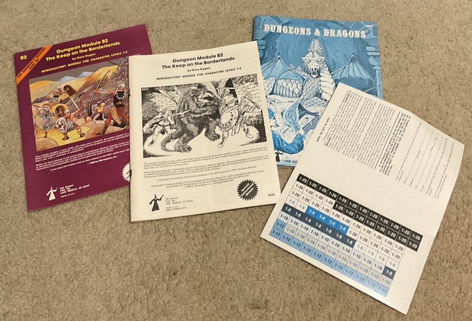 1979 D&D Dungeons & Dragons Basic Set 1001 | eBay