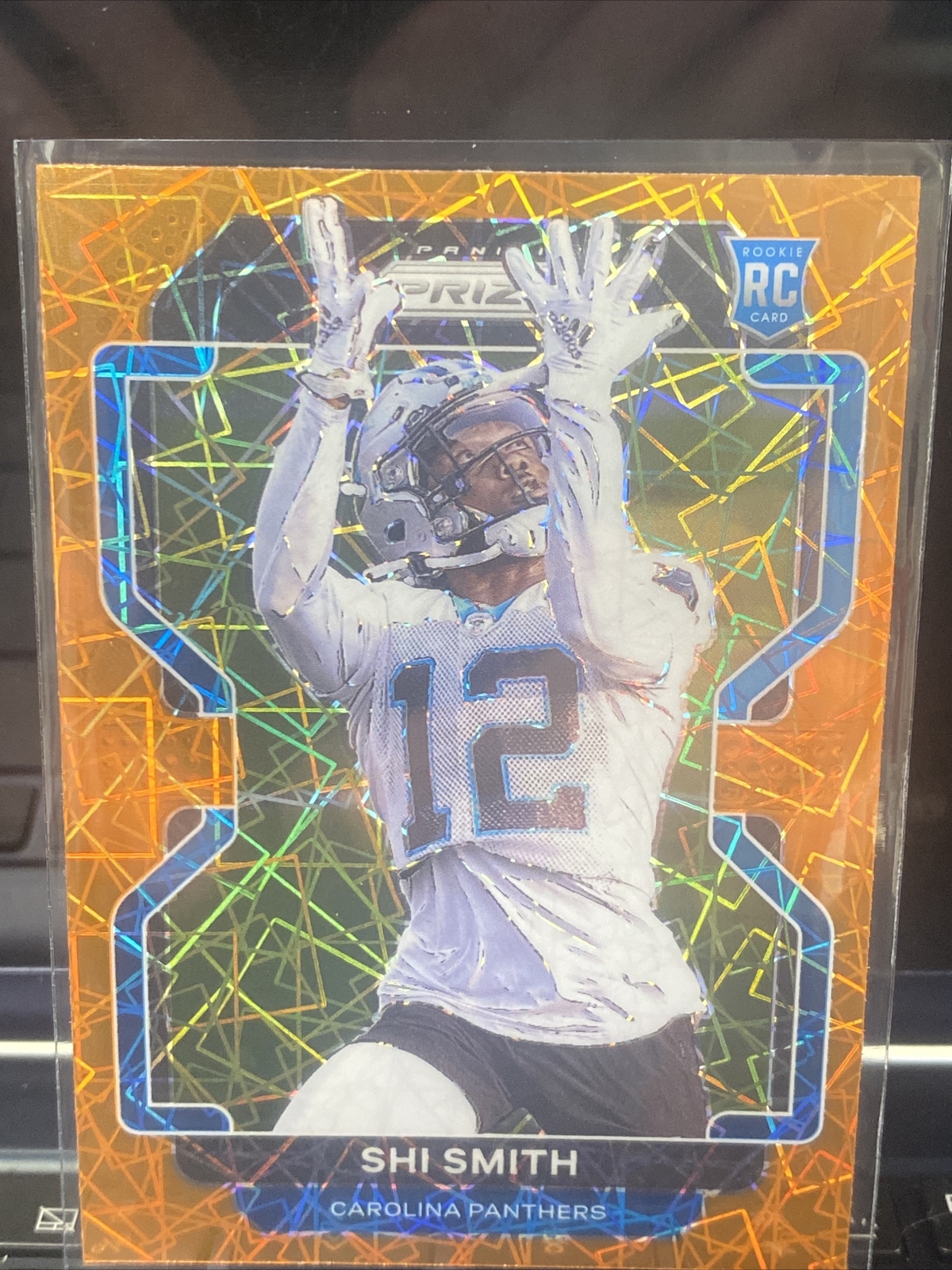 2021 Prizm Shi Smith RC Orange Lazer #408 Carolina Panthers | eBay