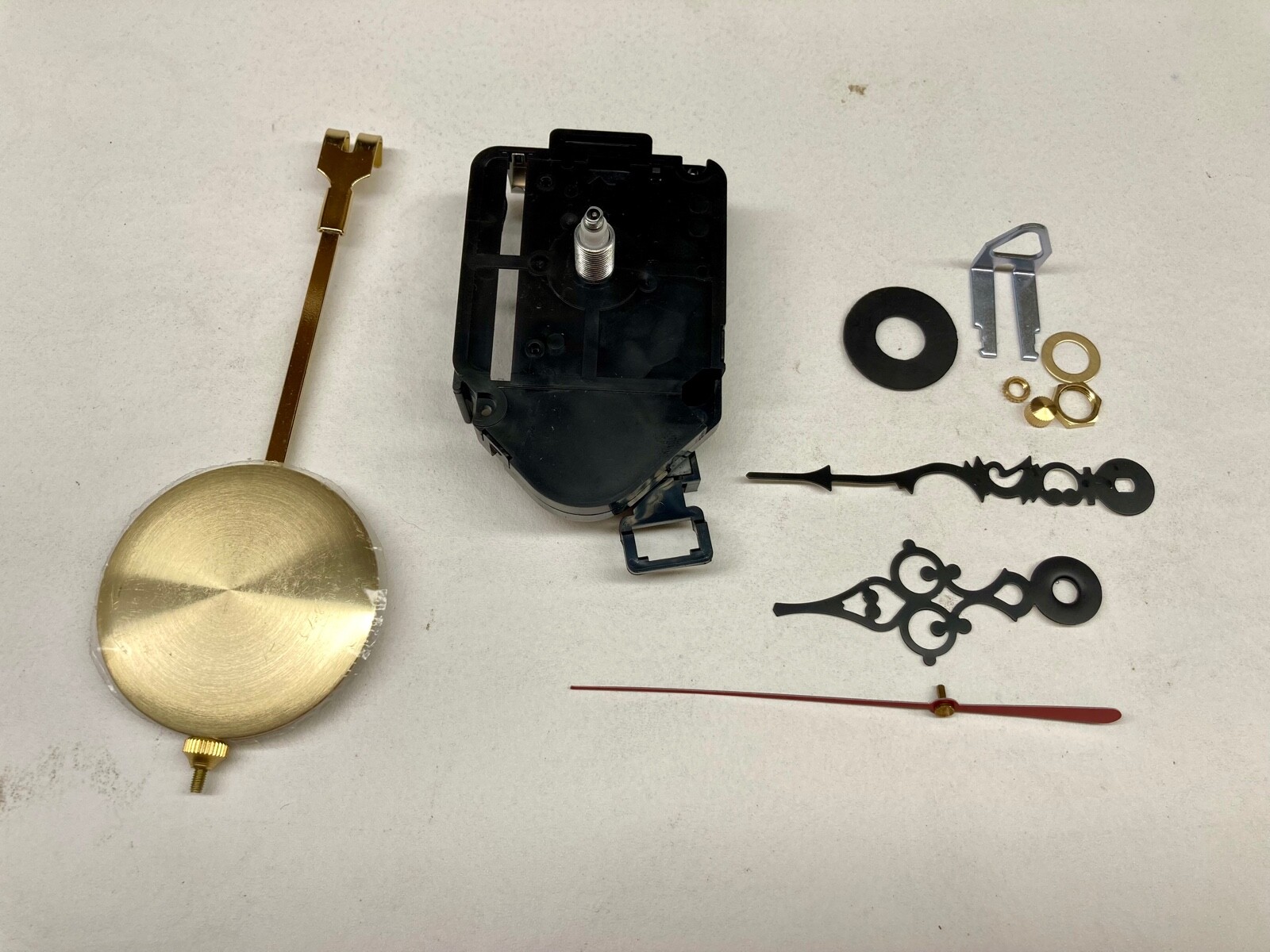 Takane clock pendulum movement quartz with 6" pendulum fits a 3/8 ...