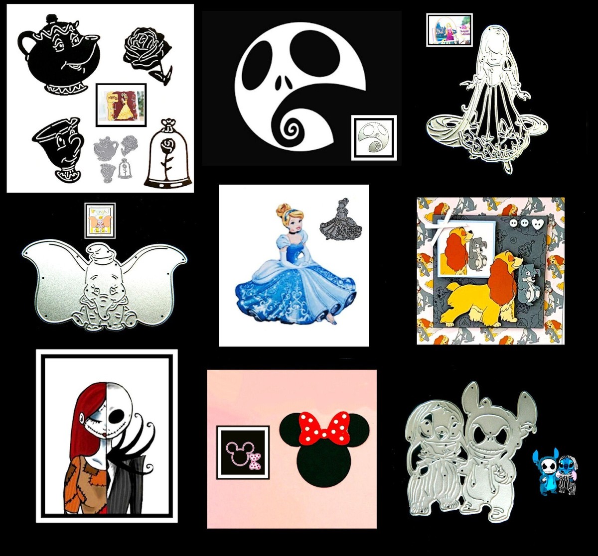 Disney Princess Die Cuts Disney Metal Cutting Dies Stencils Princess