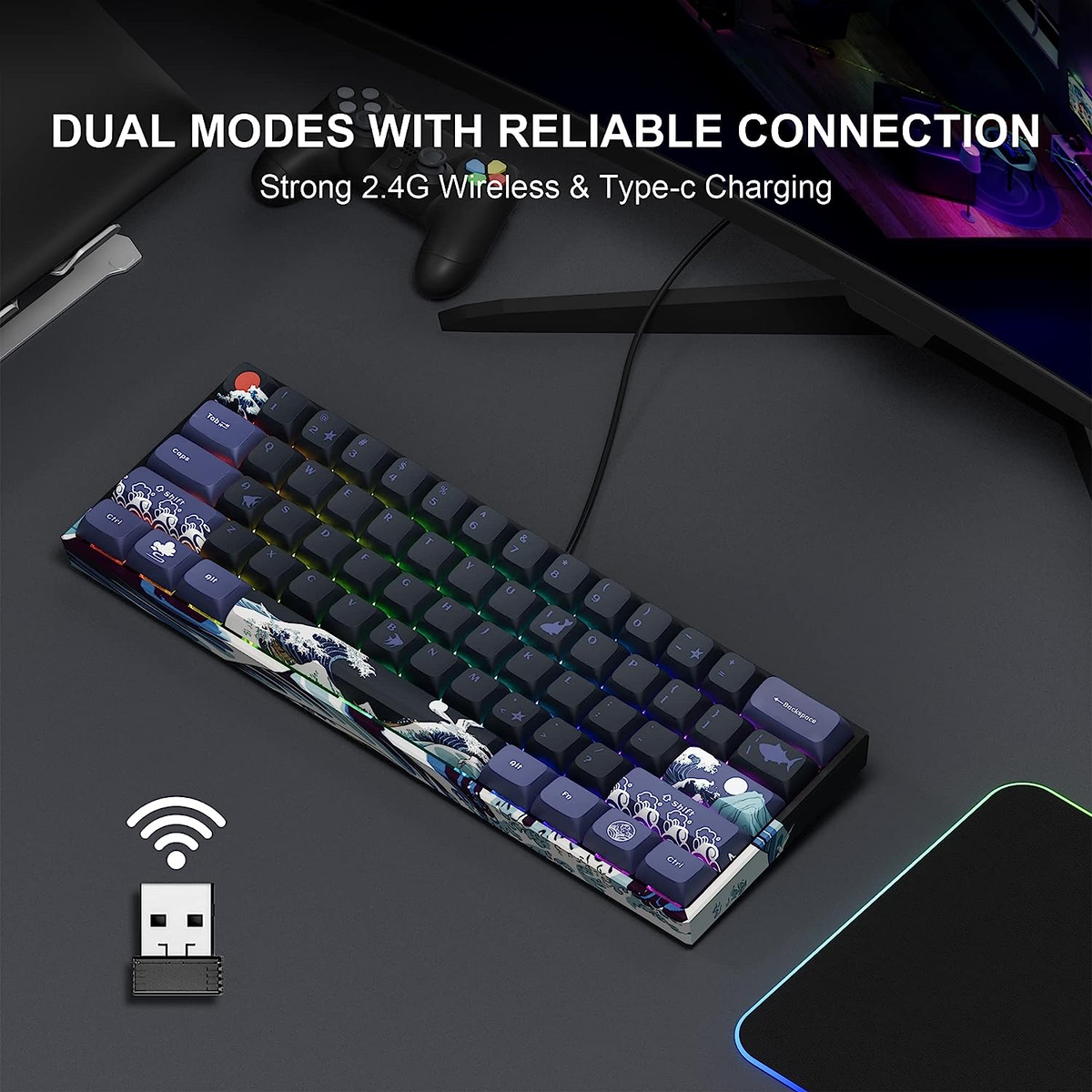 Xvx Keyboard Software Download XVX H61 60% Mechanical Gaming Keyboard ...