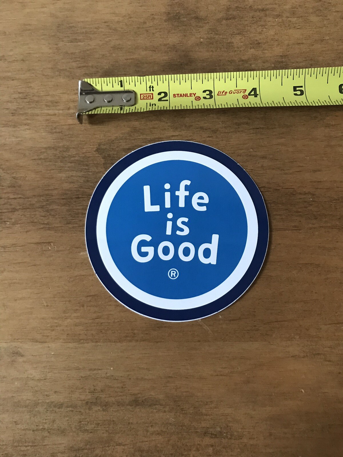 Life Is Good Lt Blue/White Sticker/Decal Outdoor Hiking Backpack Approx ...
