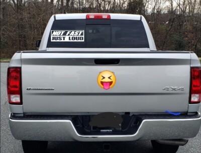 Not Fast Just Loud, 9" Car And Truck Window Decal, Vinyl window decal ...
