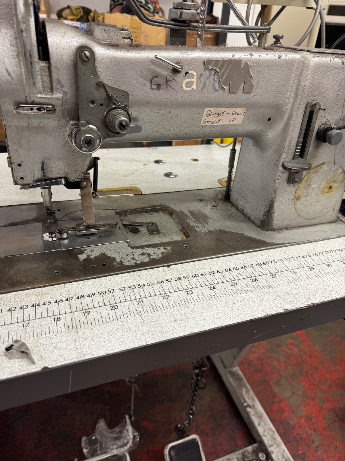 Durkopp Adler 167 Flat Bed Industrial Sewing Machine Suitable For ...