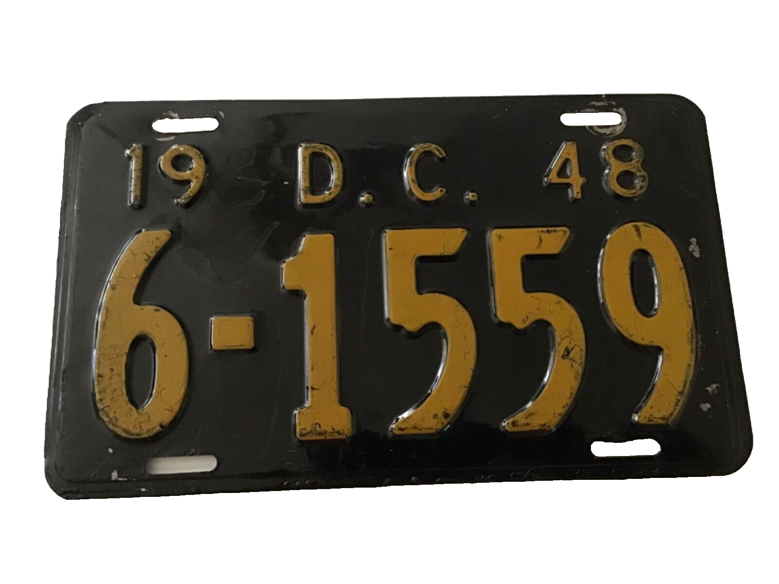 1948 Washington D.C. License Plate Tag District of Columbia | eBay