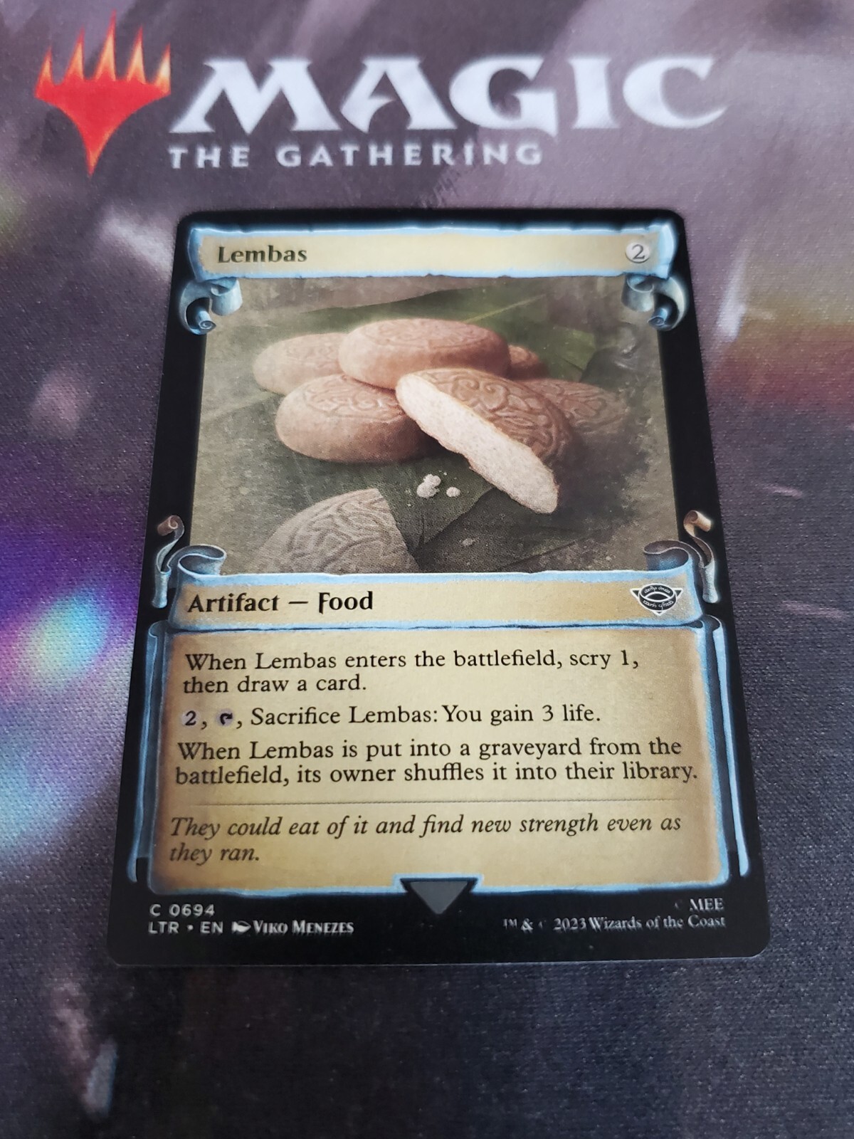 Mtg. Lembas. Showcase Scrolls. The Lord of the Rings. Pack Fresh | eBay