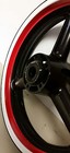 RED WHITE CUSTOM INNER RIM DECALS WHEEL STICKERS STRIPES TAPE GRAPHIC ...