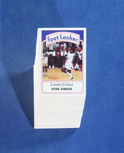 1991 FOOT LOCKER SLAM FEST #6 DEION SANDERS HOF LOT OF 80 MINT F356884 ...